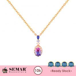 Kalung Emas Orola Desire Oval Bliss Necklace Collection Gold 10K