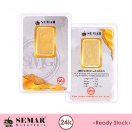 Logam Mulia SMG Gold Press 10gram Emas Batangan